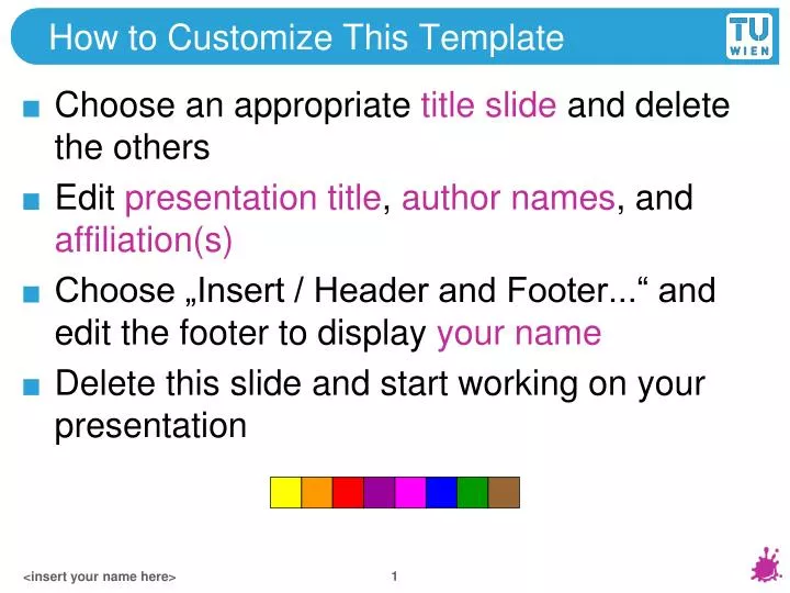 PPT - How to Customize This Template PowerPoint Presentation, free ...