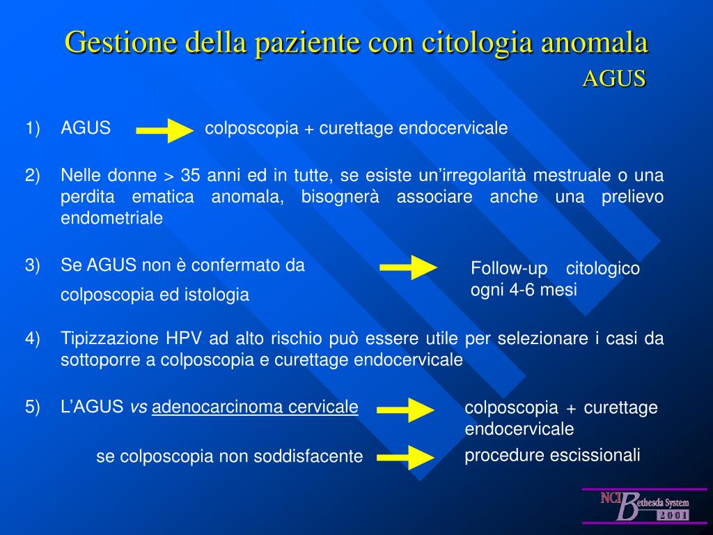 PPT - Bethesda System 2001 Gestione della paziente con citologia ...