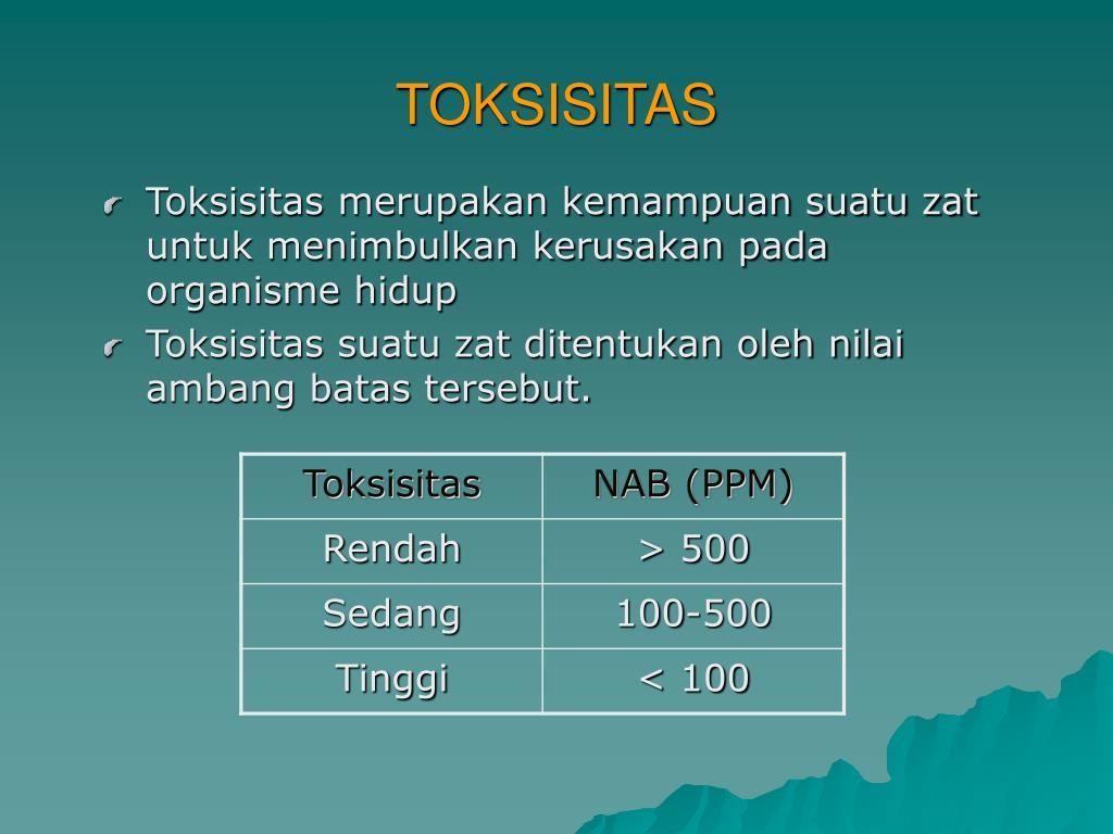 PPT - PENYAKIT AKIBAT KERJA BAHAN KIMIA PowerPoint Presentation, free ...