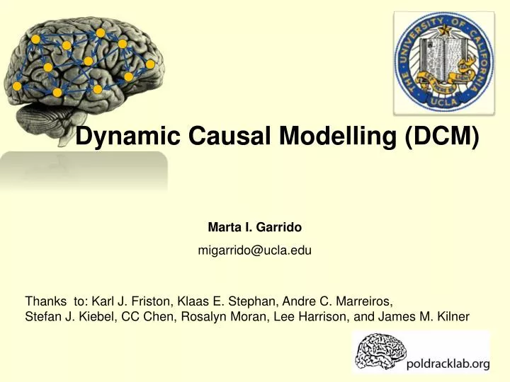 PPT - Dynamic Causal Modelling (DCM) PowerPoint Presentation, free ...
