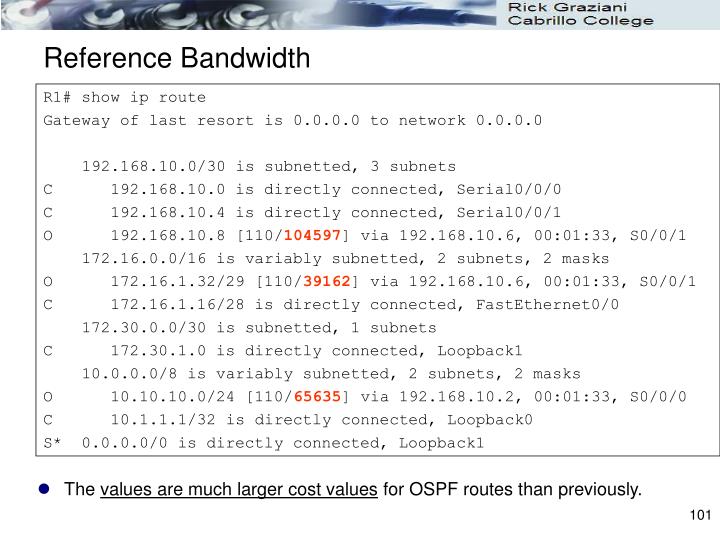 PPT - Chapter 11 OSPF PowerPoint Presentation - ID:4221906