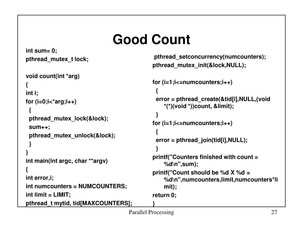 Ppt High Performance Computing Cs 540 Shared Memory Programming With Openmp And Pthreads