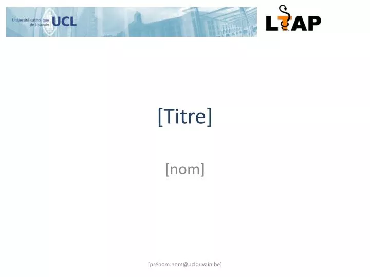 PPT - [Titre] PowerPoint Presentation, free download - ID:4222647