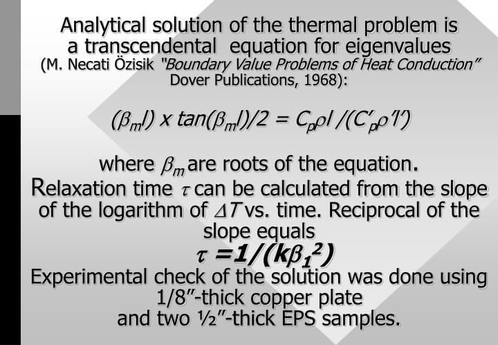 PPT - Revised Theory of the Slug Calorimeter Method for Accurate ...