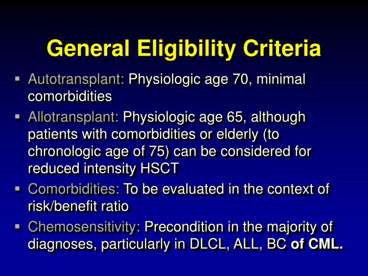 PPT - Overview of Hematopoietic Stem Cell Transplantation (HSCT ...