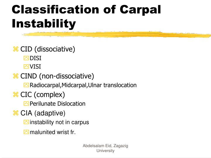 PPT - Carpal Instability: an overview PowerPoint Presentation - ID:4224170