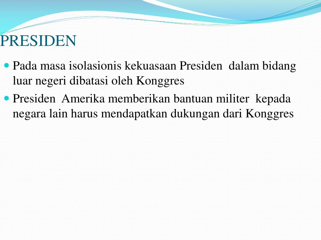 PPT - AKTOR-AKTOR POLITIK LUAR NEGERI AMERIKA SERIKAT PowerPoint ...