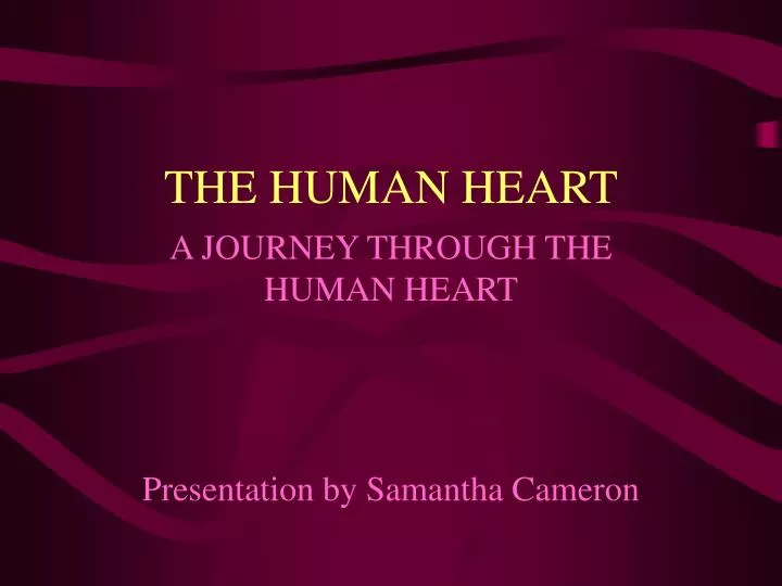 Ppt The Human Heart Powerpoint Presentation Free Download Id 4225912