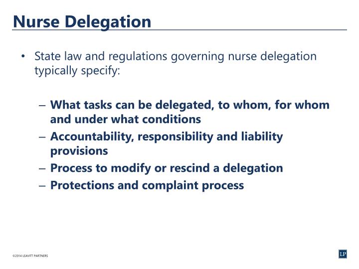 PPT - Nurse Delegation in LTCSS Overview PowerPoint Presentation - ID ...