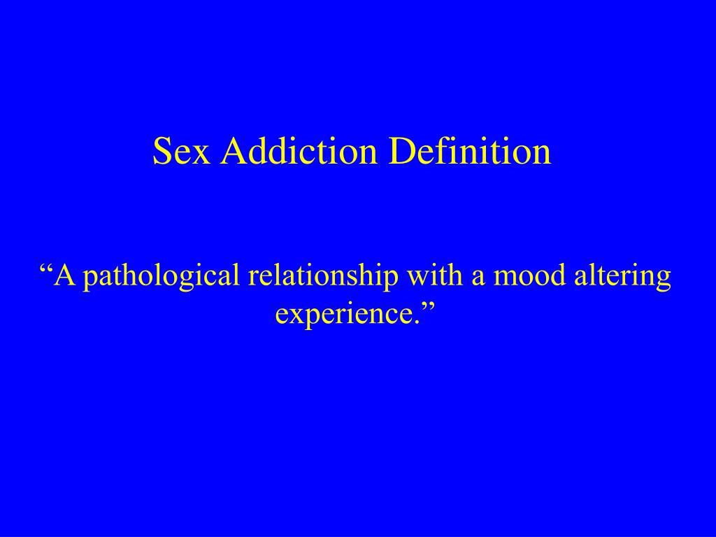 Ppt Sexual Compulsivity 101 Powerpoint Presentation Free Download