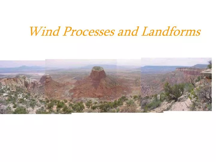 PPT - Wind Processes and Landforms PowerPoint Presentation, free ...