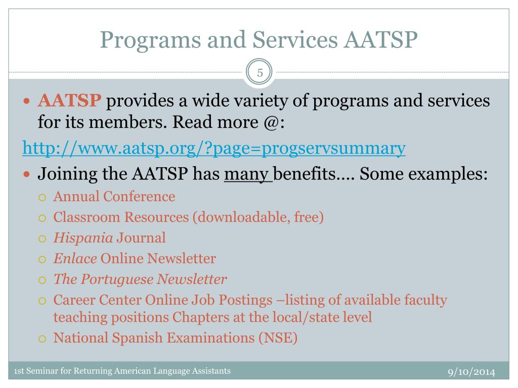 PPT - American Association of Teachers of Spanish and Portuguese ...