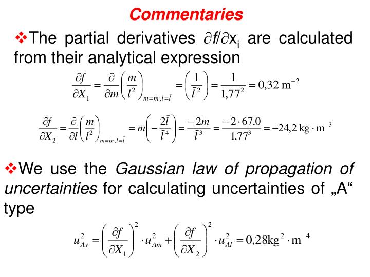 PPT - Uncertainties of measurement in EXCEL PowerPoint Presentation ...