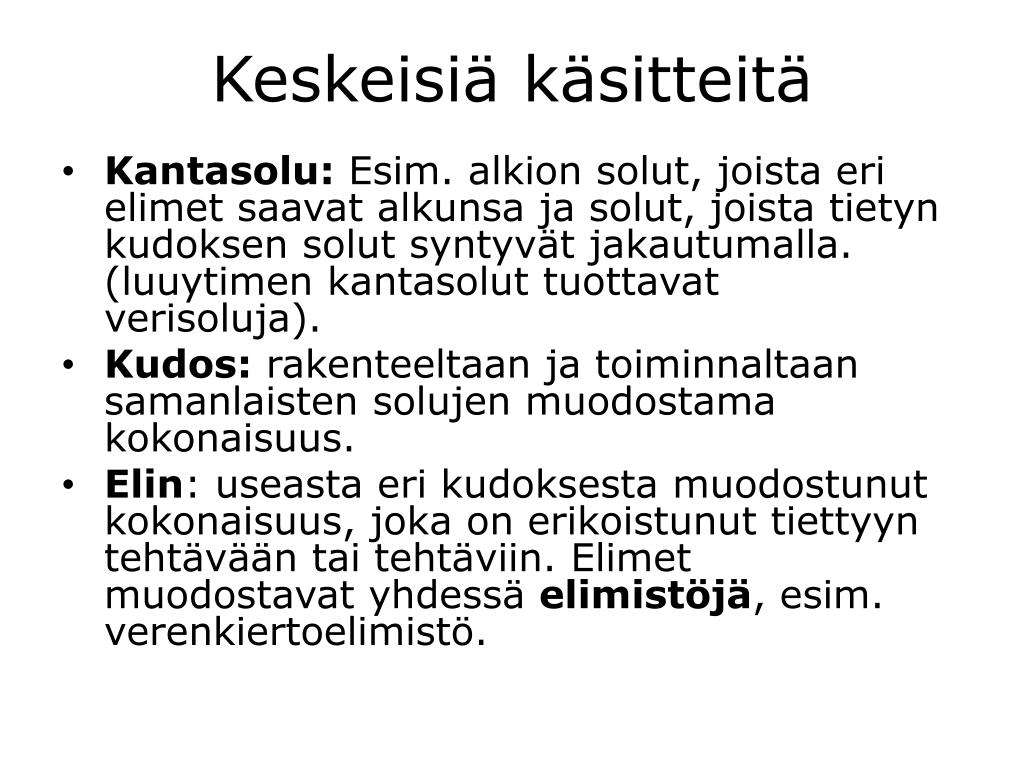 PPT - IHMISEN BIOLOGIA: SOLU PowerPoint Presentation, free download ...