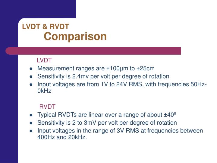 PPT - LVDT & RVDT PowerPoint Presentation - ID:4232277 PPT - LVDT & RVDT PowerPoint Presentation - ID:4232277