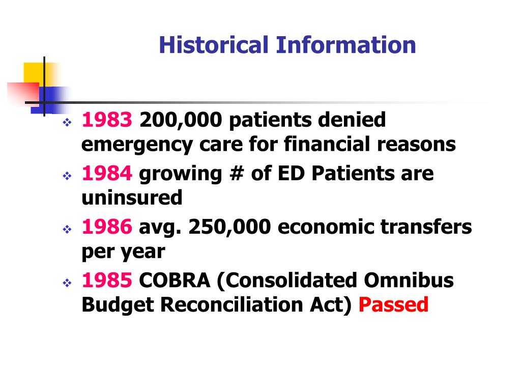 PPT - EMTALA Emergency Medical Treatment and Active Labor Act THE LAW ...