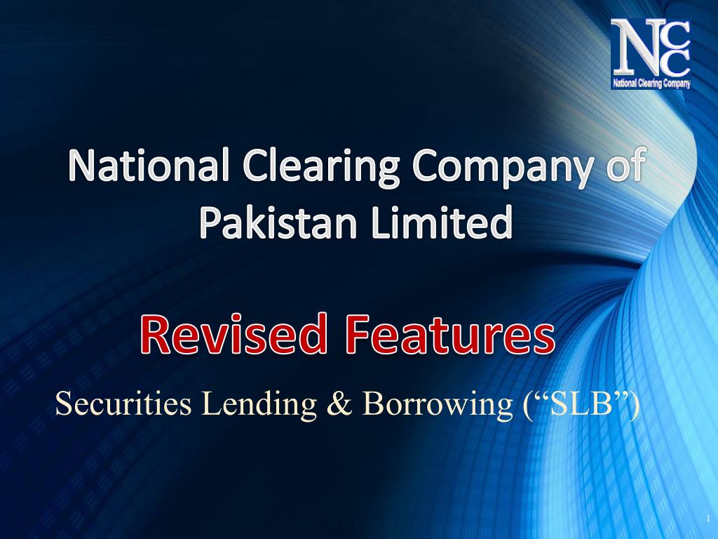 PPT - National Clearing Company of Pakistan Limited PowerPoint ...