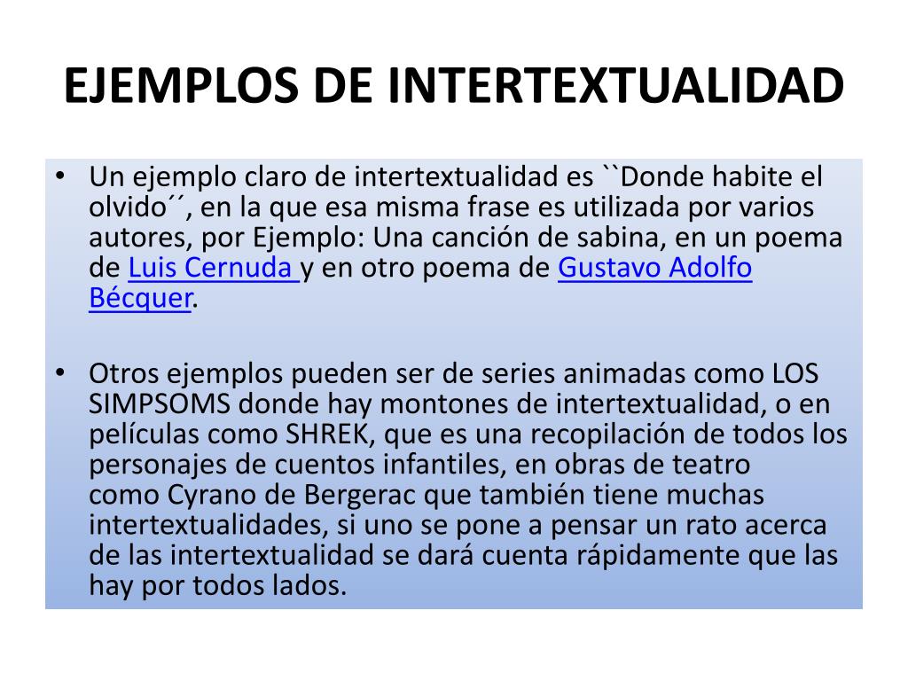 PPT - Dimensiones e intertextualidad en la literatura PowerPoint ...