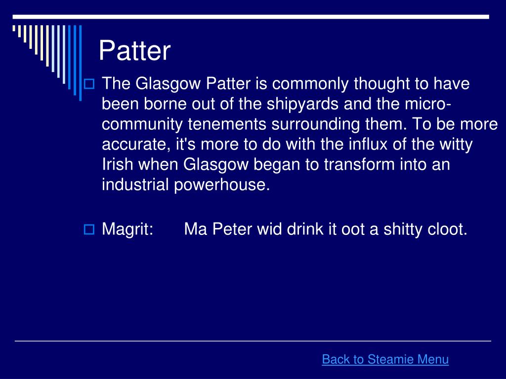 PPT - HIGHER DRAMA ‘The Steamie’ by Tony Roper PowerPoint Presentation ...