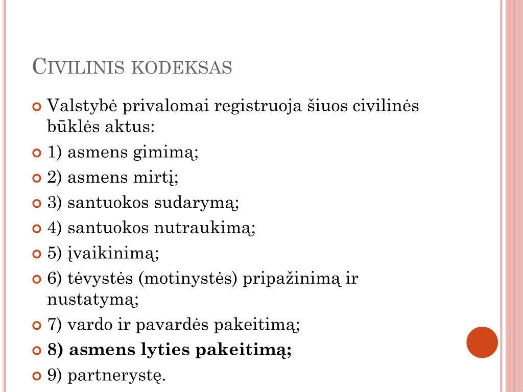 PPT - LGBT teisės Lietuvoje ir Tarptautinėje Teisėje PowerPoint ...