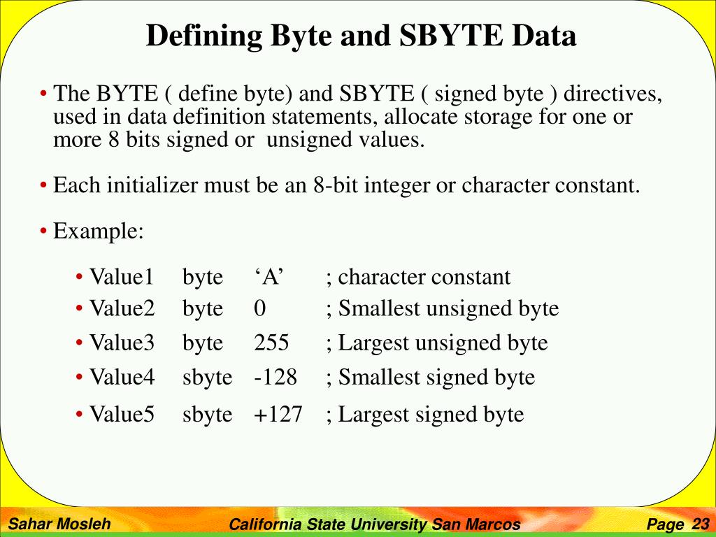 Ppt Introduction To Assembly Language Data Definition Reserve Words