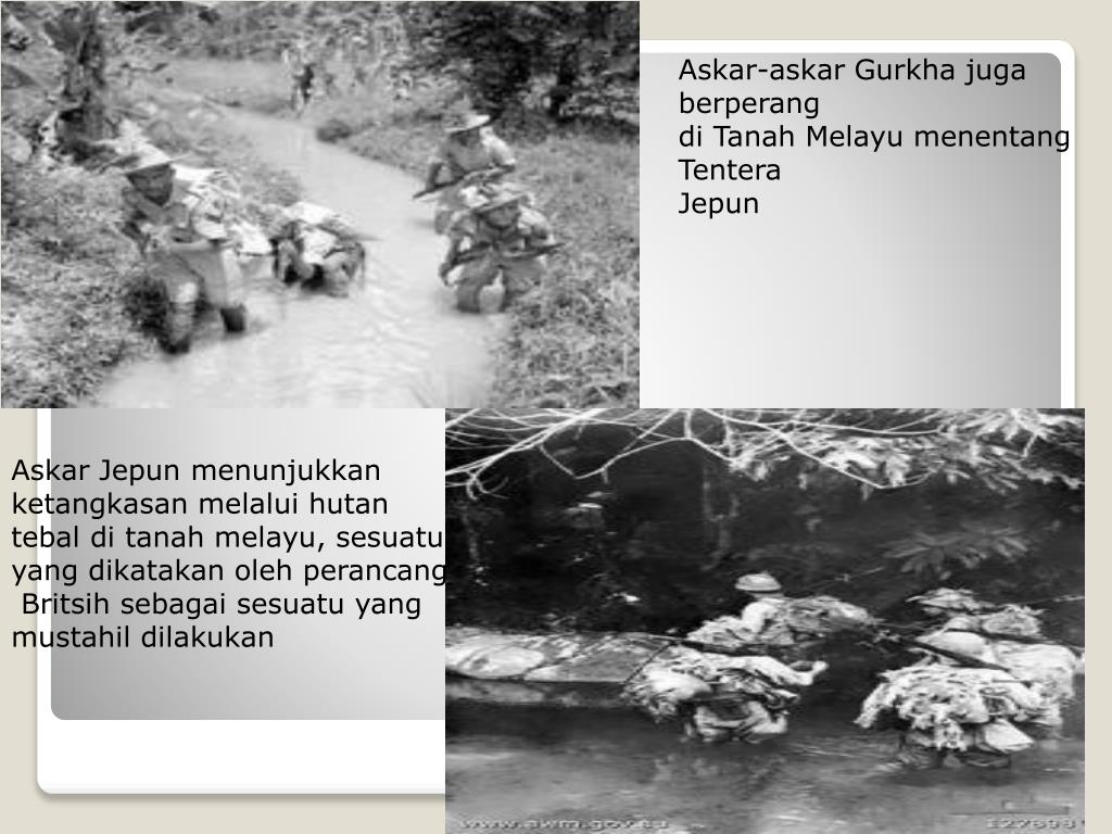 PPT - PENDUDUKAN JEPUN DI TANAH MELAYU PowerPoint Presentation, free ...