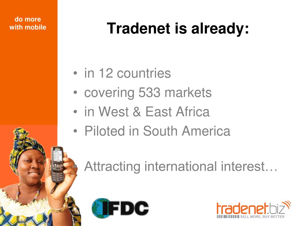PPT - Helping Agricultural sector actors to access market information ...