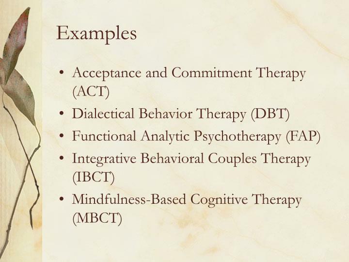 PPT - An Introduction to Acceptance and Commitment Therapy (ACT ...