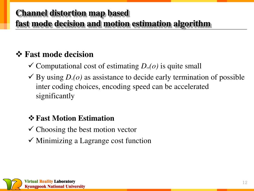 Ppt Fast Motion Estimation And Mode Decision For H 264 Video Coding