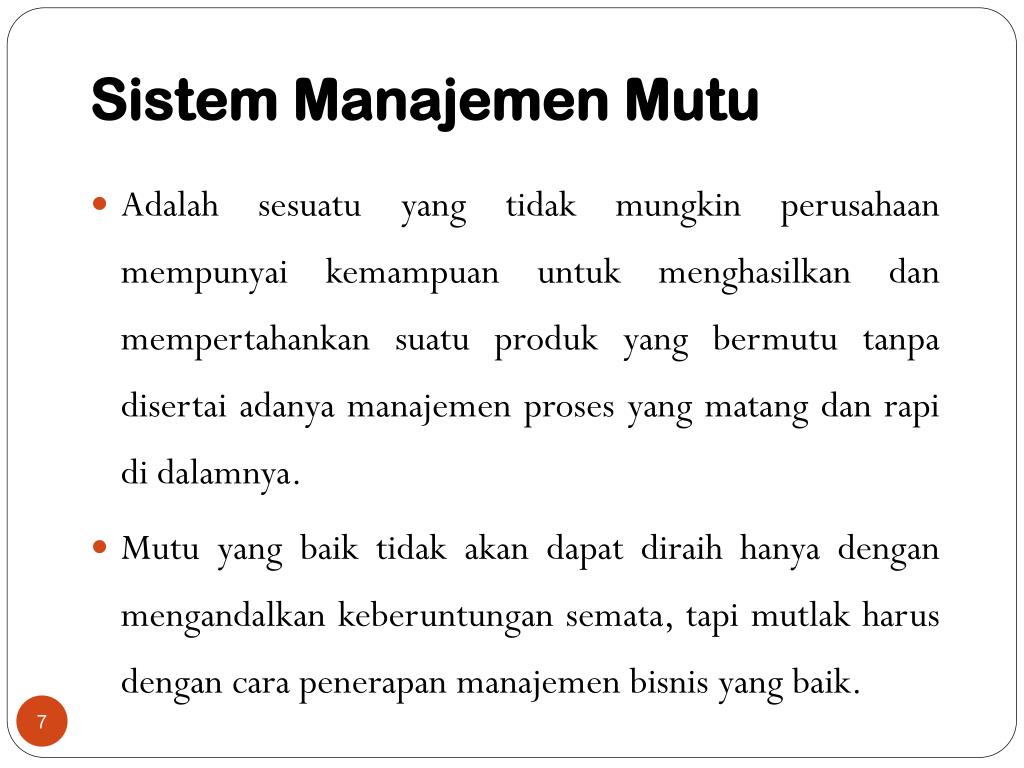 PPT - Sistem Manajemen Mutu PowerPoint Presentation, free download - ID ... PPT - Sistem Manajemen Mutu PowerPoint Presentation, free download - ID ...