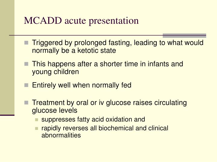 PPT - Newborn screening for MCADD PowerPoint Presentation - ID:4250360