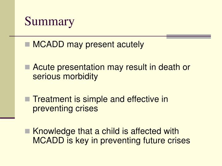 PPT - Newborn screening for MCADD PowerPoint Presentation - ID:4250360
