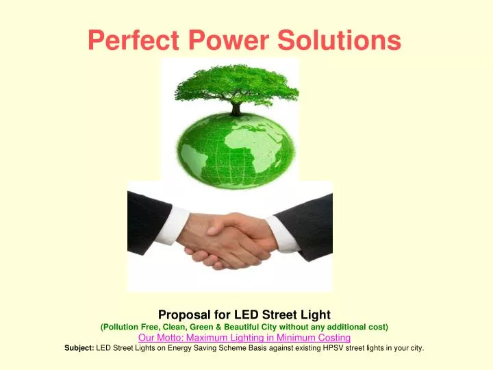 PPT - Perfect Power Solutions PowerPoint Presentation, free download ...