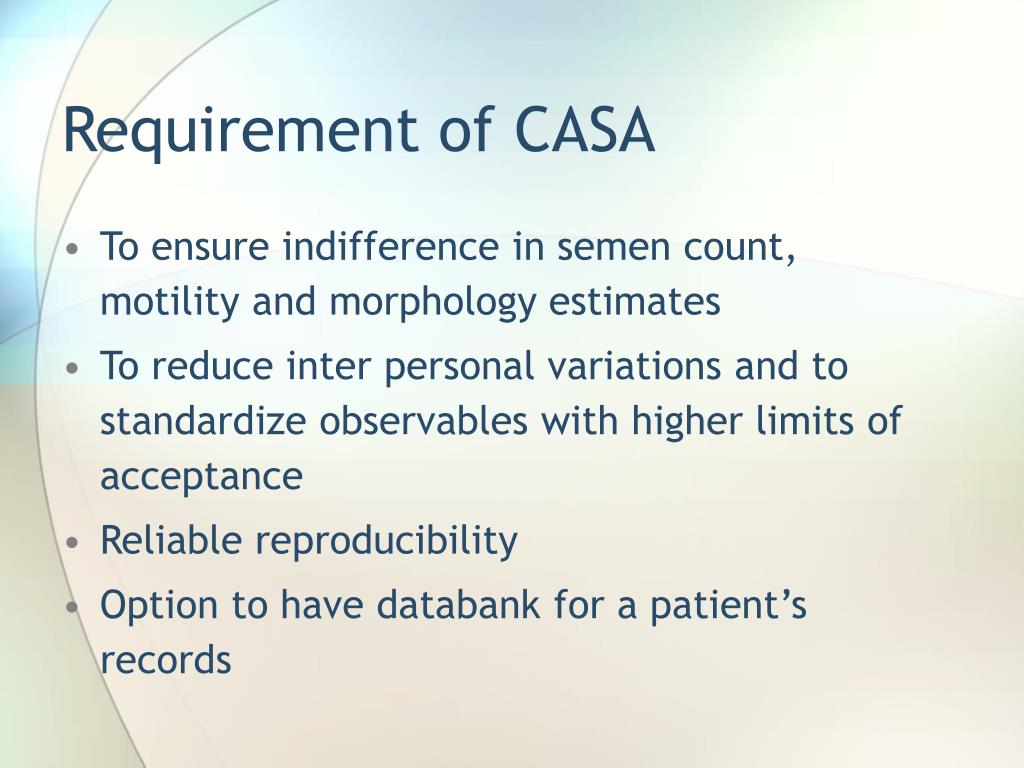 PPT - Computer Aided Semen Analysis - CASA PowerPoint Presentation ... PPT - Computer Aided Semen Analysis - CASA PowerPoint Presentation ...