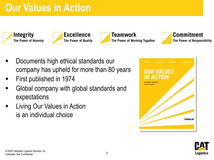 PPT - Caterpillar Logistics Services, Inc. Cat Logistics PowerPoint ...