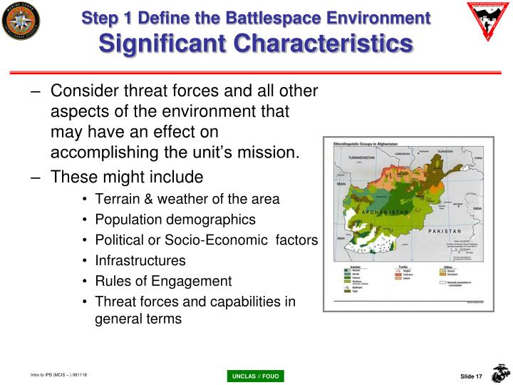 PPT - Introduction to Intelligence Preparation of the Battlespace (IPB ...