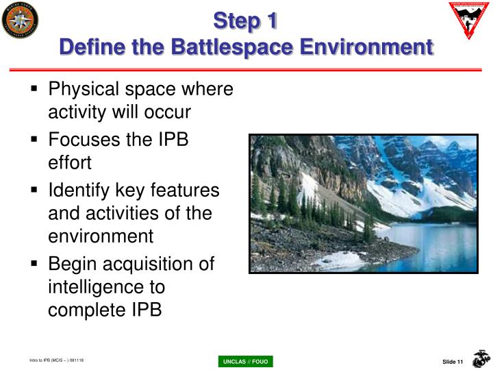PPT - Introduction to Intelligence Preparation of the Battlespace (IPB ...