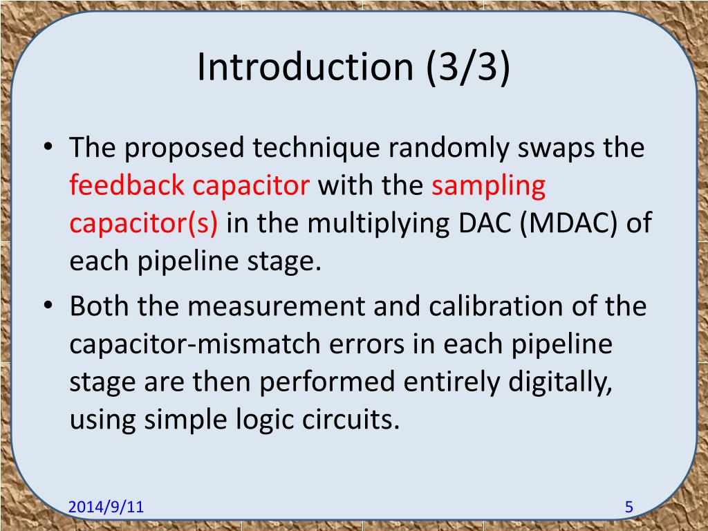 PPT - Digital Background Calibration of Capacitor-Mismatch Errors in ... PPT - Digital Background Calibration of Capacitor-Mismatch Errors in ...