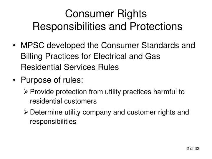 PPT - Consumer Rights & Responsibilities, Protections PowerPoint ...