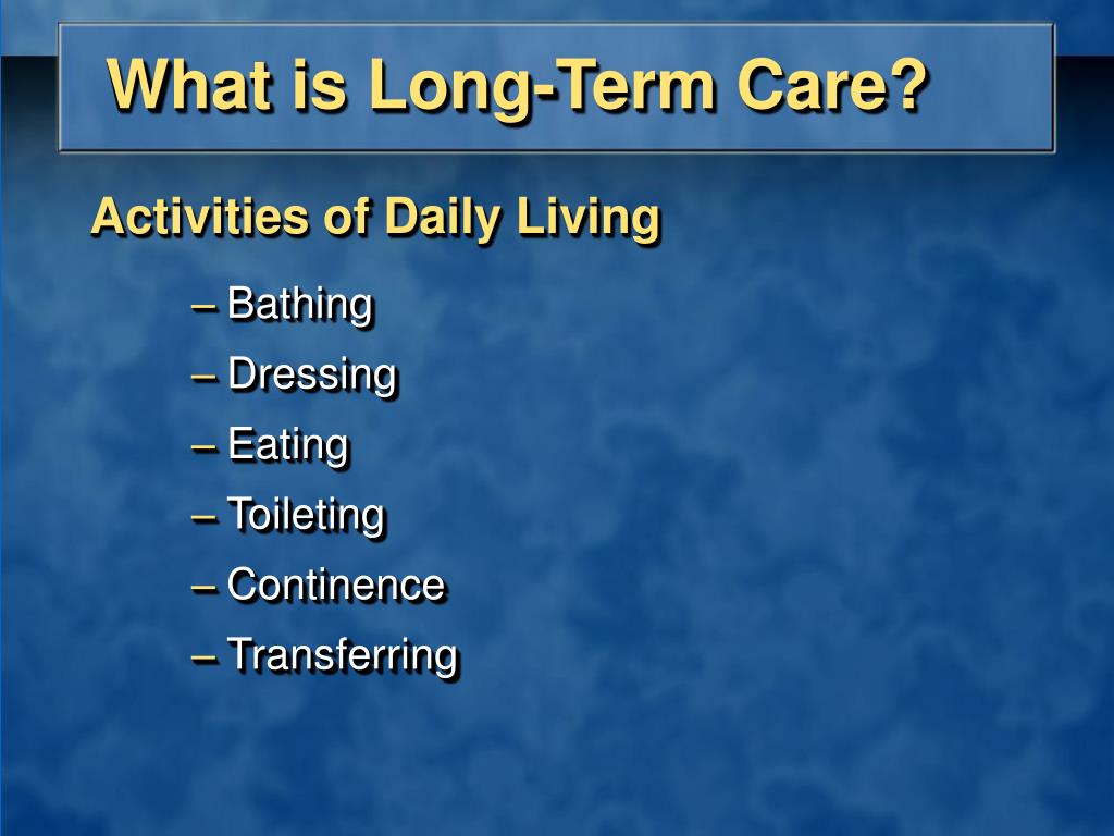 PPT - Long-Term Care Insurance Seminar and Sales Presentation ...