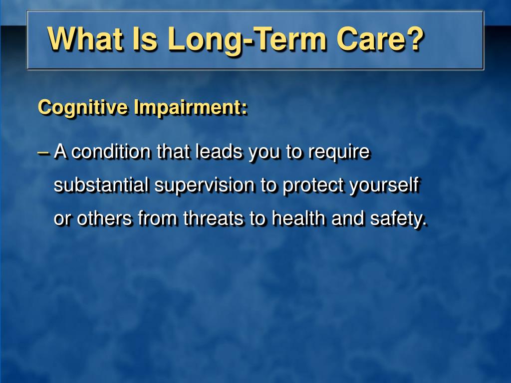 PPT - Long-Term Care Insurance Seminar and Sales Presentation ...