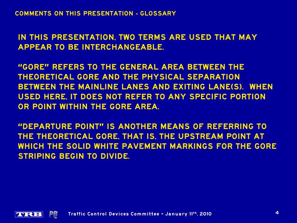 PPT - TRAFFIC SIGNING for OPTION LANES ON FREEWAYS AND EXPRESSWAYS ...