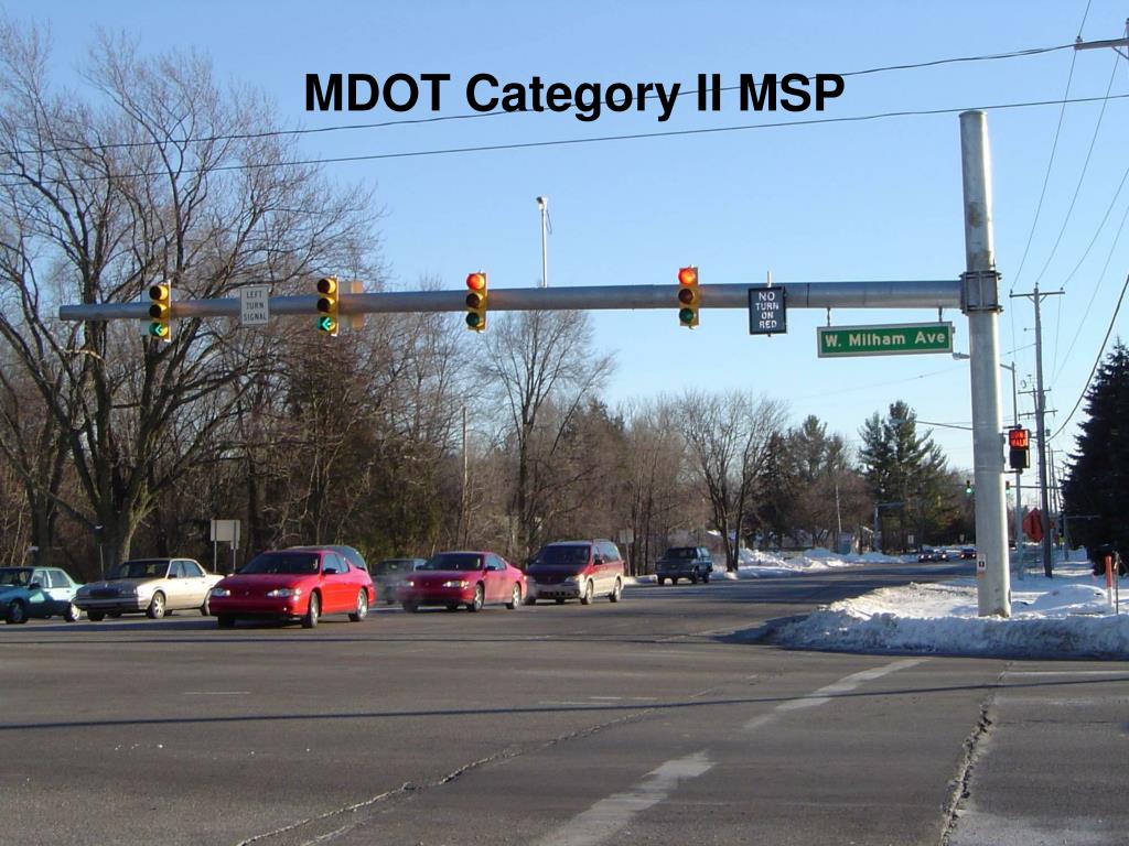 PPT - MDOT Category I MSP shown with old 1994 standard design in ...