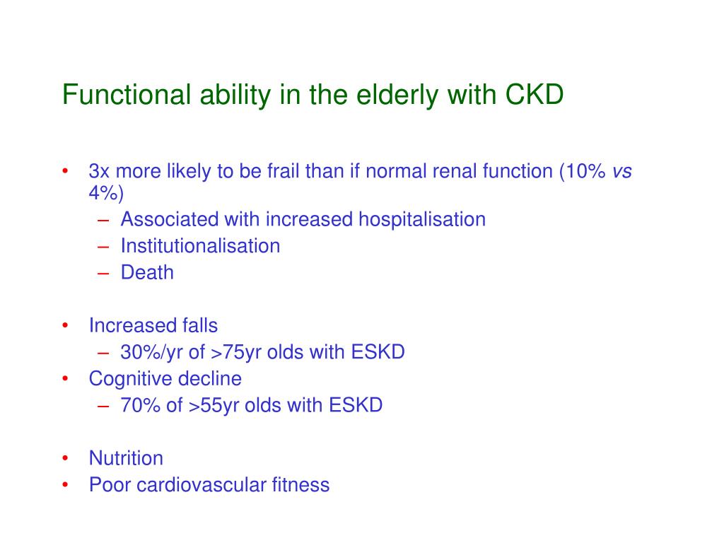 PPT - Hypertension and chronic kidney disease in older people ...