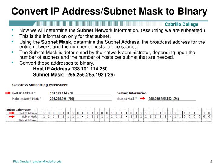 PPT - Classless Subnetting Using the Worksheet PowerPoint Presentation - ID:4258518