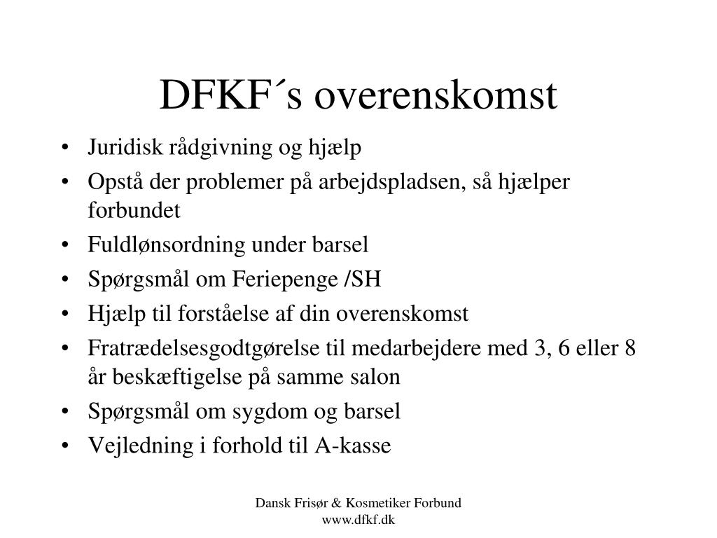PPT - Dansk Frisør & Kosmetiker Forbund PowerPoint Presentation - ID ...