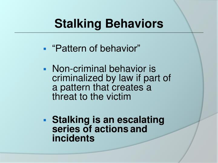 PPT - STALKING PowerPoint Presentation - ID:4260101