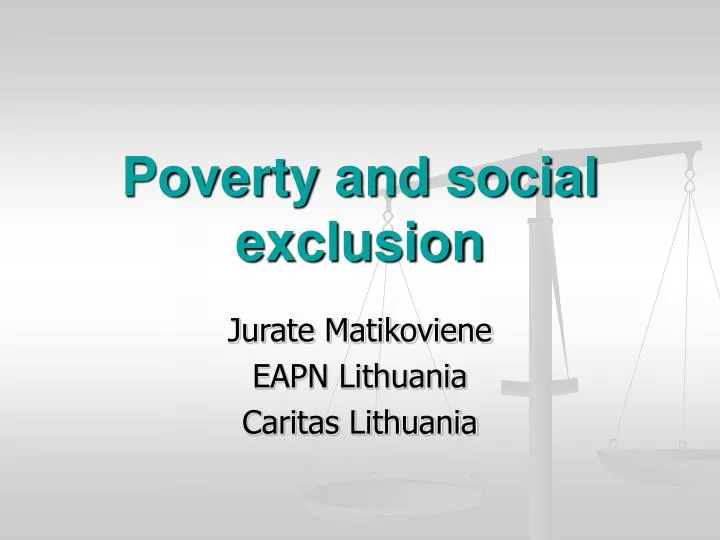 PPT - Poverty and social exclusion PowerPoint Presentation, free ... PPT - Poverty and social exclusion PowerPoint Presentation, free ...
