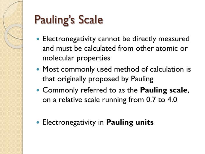 PPT - ELECTRONEGATIVITY POLAR BONDS MOLECULAR POLARITY PowerPoint ...