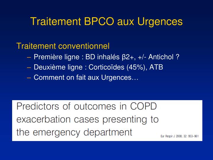 PPT - Asthme Aigu et BPCO PowerPoint Presentation - ID:4262456